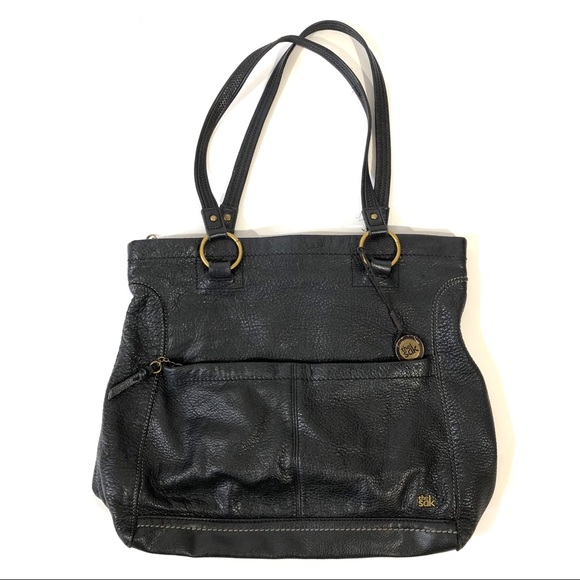 The Sak | Bags | The Sak Large Black Pebbled Leather Tote | Poshmark